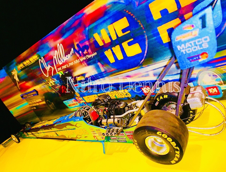 NHRA Clay Millican 1:16 MILESTONE Diecast TOP FUEL Dragster NITRO ...