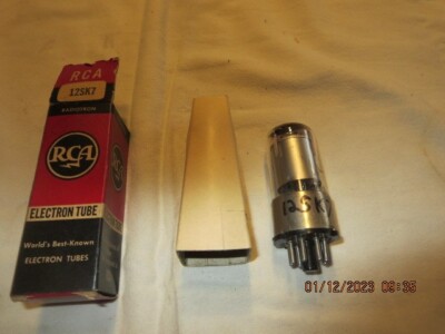 12SK7 RCA Tube Tested One Working Tested Tube | eBay