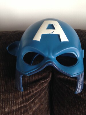 Captain America Face Mask Blue | eBay