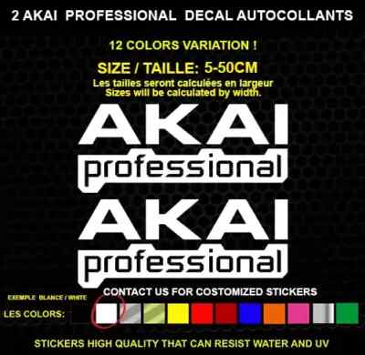 2 AKAI autocollant Véritable decal autocollant STICKERS IMPERMÉABLE | eBay