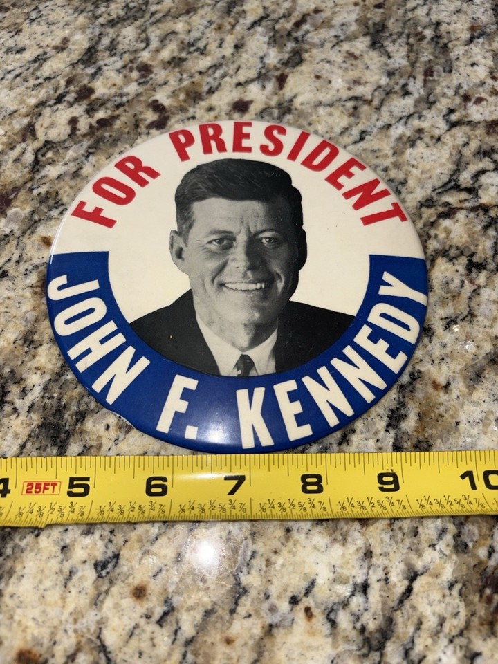 6” Vintage John F Kennedy Pin | eBay