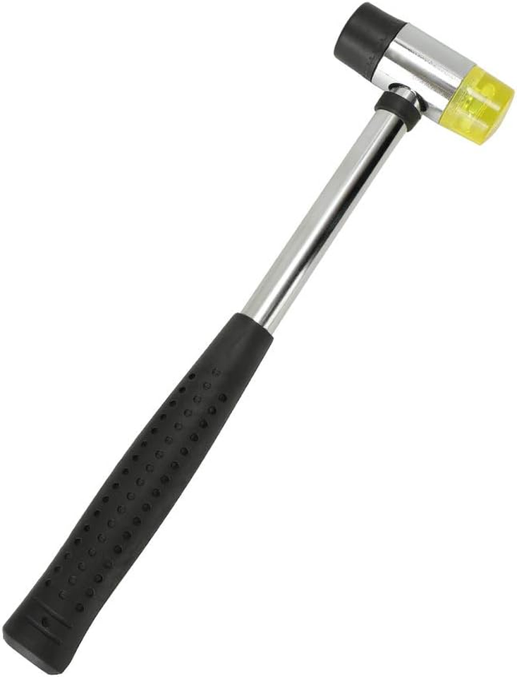 Winunite Rubber Mallet 25Mm Dual Head Nylon Rubber Hammer Metal Mallet ...