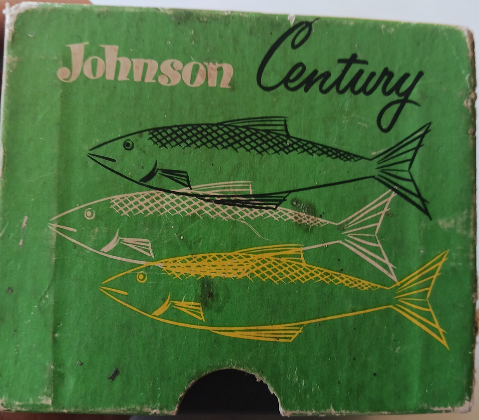 JOHNSON CENTURY AMERICAN TYPE 100-A BOX ONLY WITH ORIGINAL PAPERWORK ...