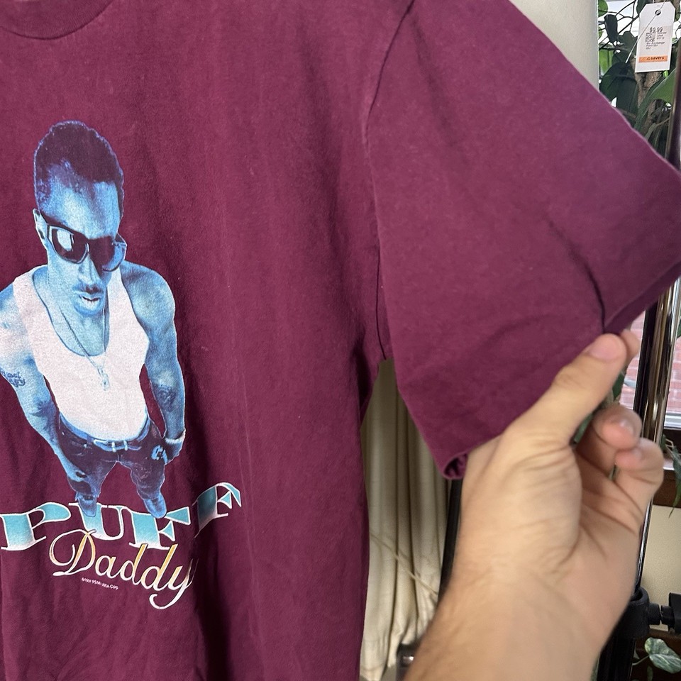 Puff Daddy Vintage Rap Shirt - Size XL - 1997 - Rap Tees - Diddy ...