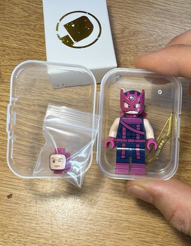 LEGO Marvel Superheroes Hawkeye Dark Blue Var By MRM Custom Minifigure ...
