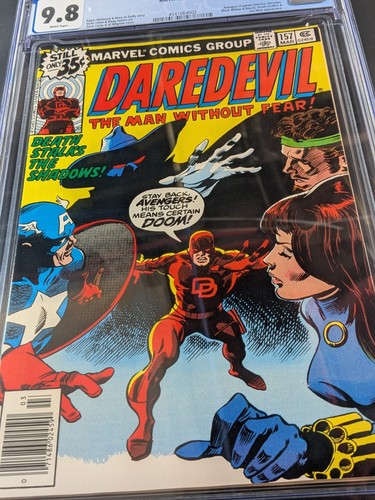 Daredevil #157 (Marvel Comics 1979) CGC 9.8, WHITE PAGES! Avengers ...