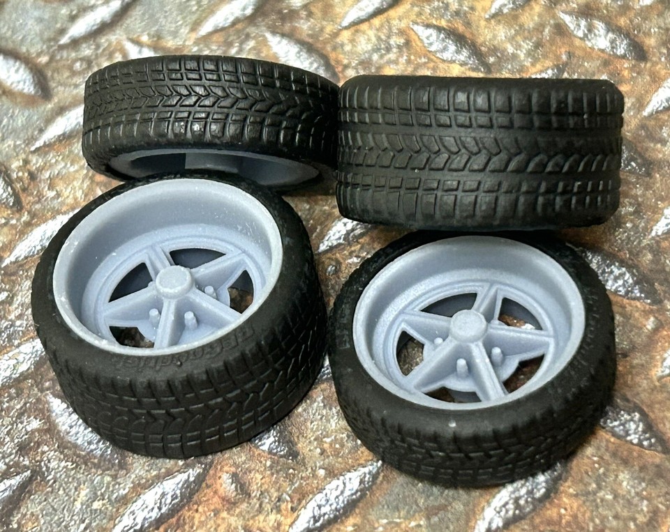 1/24 Scale: 21/20 Inch “Shelby GT350 Magstar” Wheels W/ Wide Rear ...