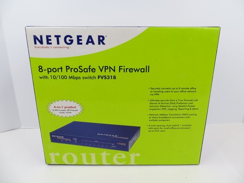 Netgear FVS318 ProSafe VPN Firewall (Bridges/Routers/Gateways) Router ...
