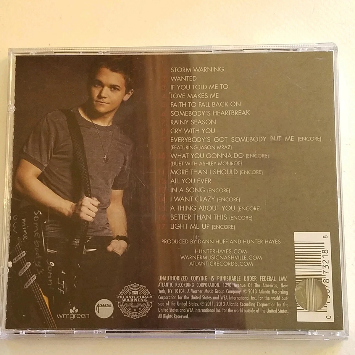 Encore Album Cover Hunter Hayes