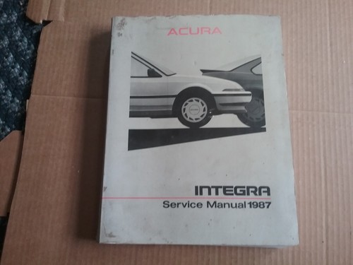 1987 ACURA INTEGRA SERVICE MANUAL | eBay