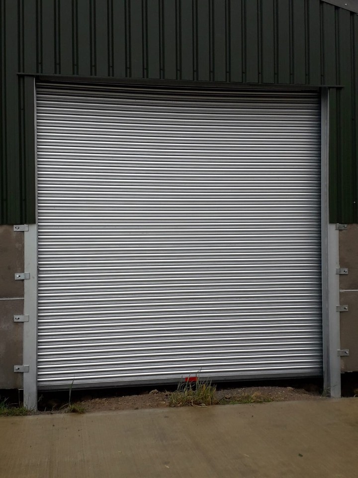 roller shutter door tube motor operated 3000 x 3000 Galv £675 + vat ...