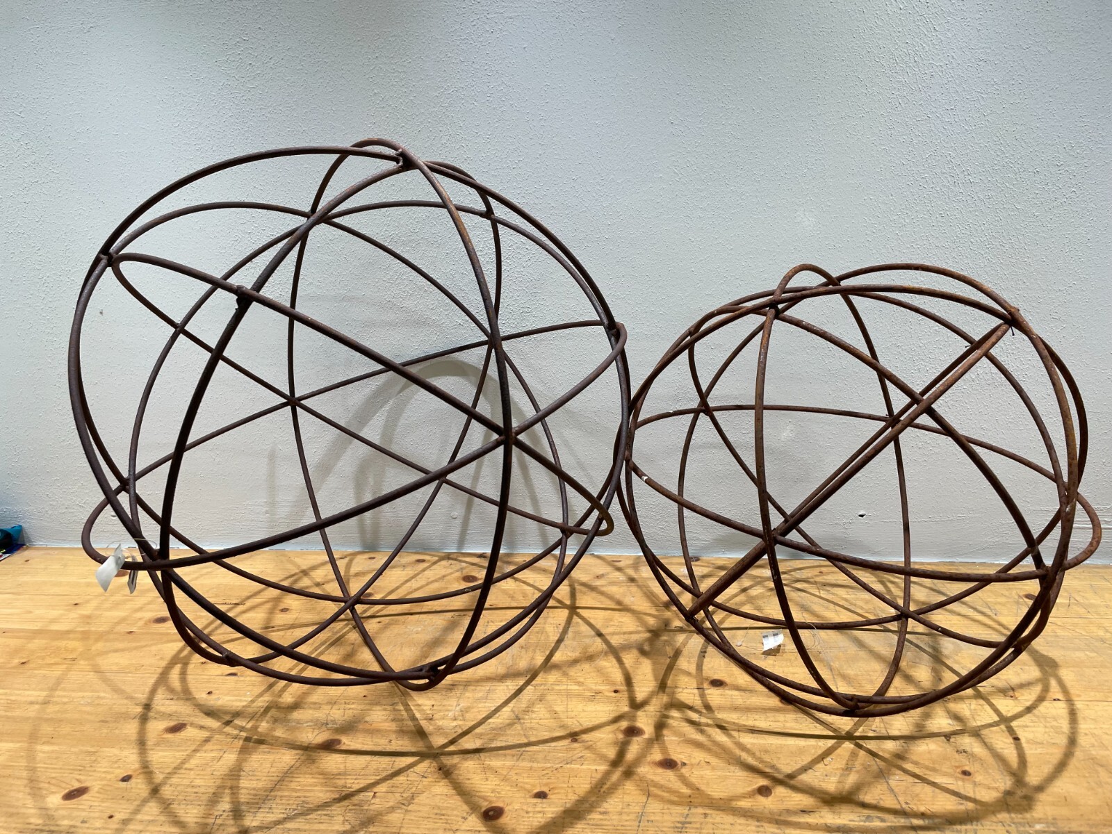 Kugel aus Draht Ø 40cm Edelrost Gartendeko Gartenkugel Dekokugel ...