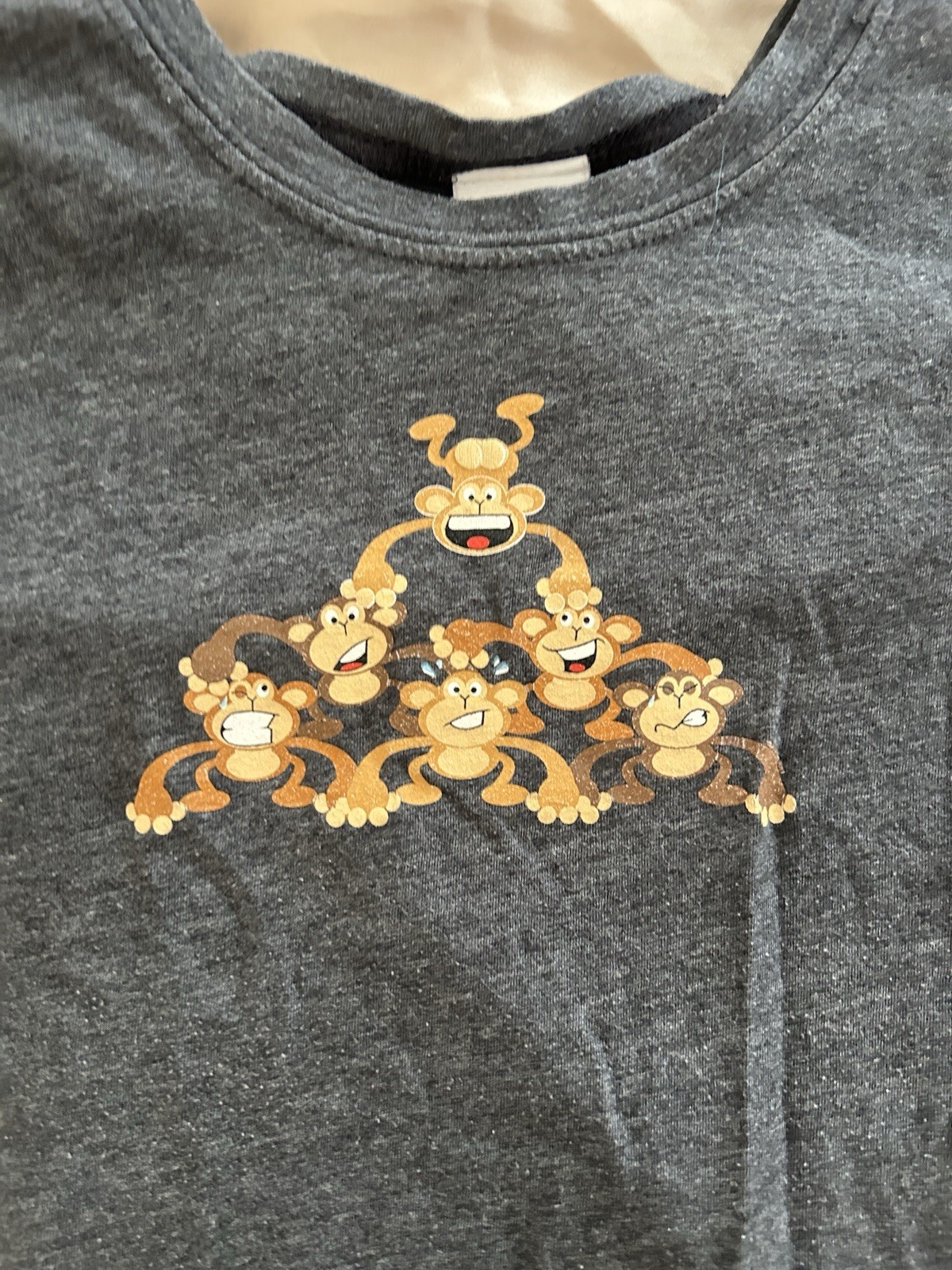 Vintage Y2K Early 2000s Humor Graphic Shirt Monkey Design, Size M | eBay