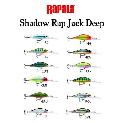 RAPALA SHADOW RAP JACK DEEP 5CM | eBay Australia
