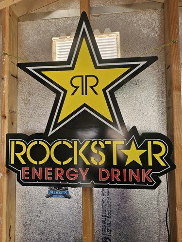 Rockstar Energy Drink Neon LED Light Sign 30 Inch X 30 Inch | eBay