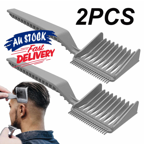 Barber Fade Combs Professional Curved Positioning Comb Gradienter ...
