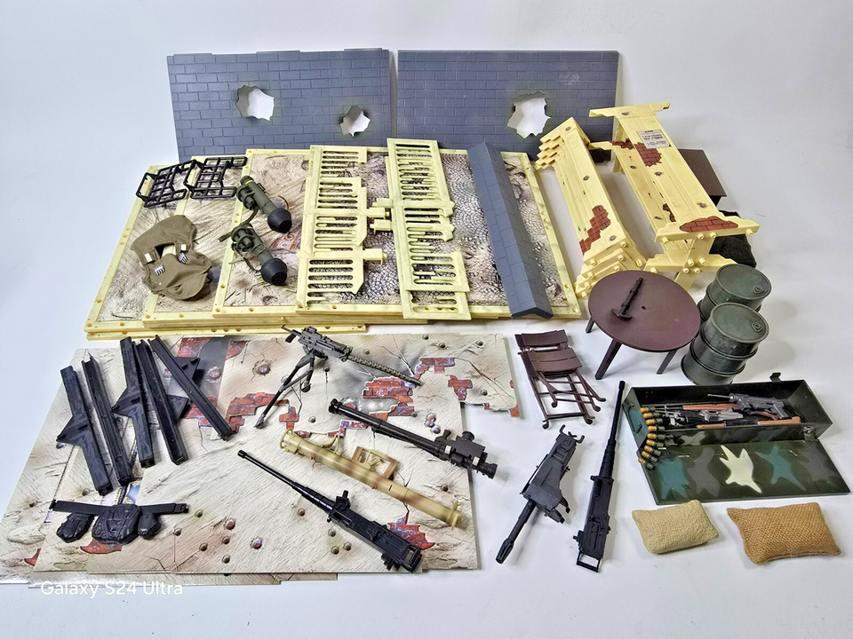 Vintage ES Toys Army Forward Command Post Playset 1/6 Scale | eBay