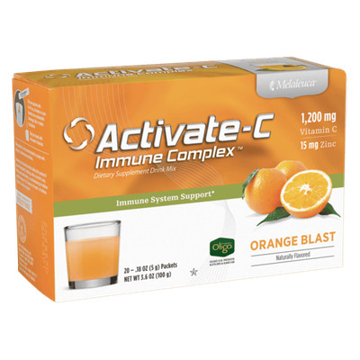 Melaleuca Activate-C Immune Complex Drink Orange Blend Active 20 ...