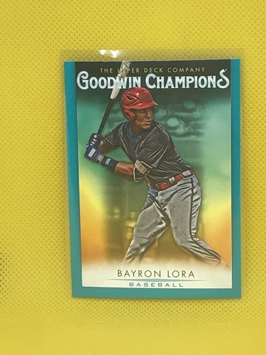 2021 UD Goodwin Champions Turquoise Parallel Bayron Lora Basketball #49 ...