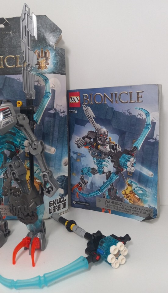 Lego Bionicle Skull Warrior Minifigure Set 70791 Incomplete With Box ...