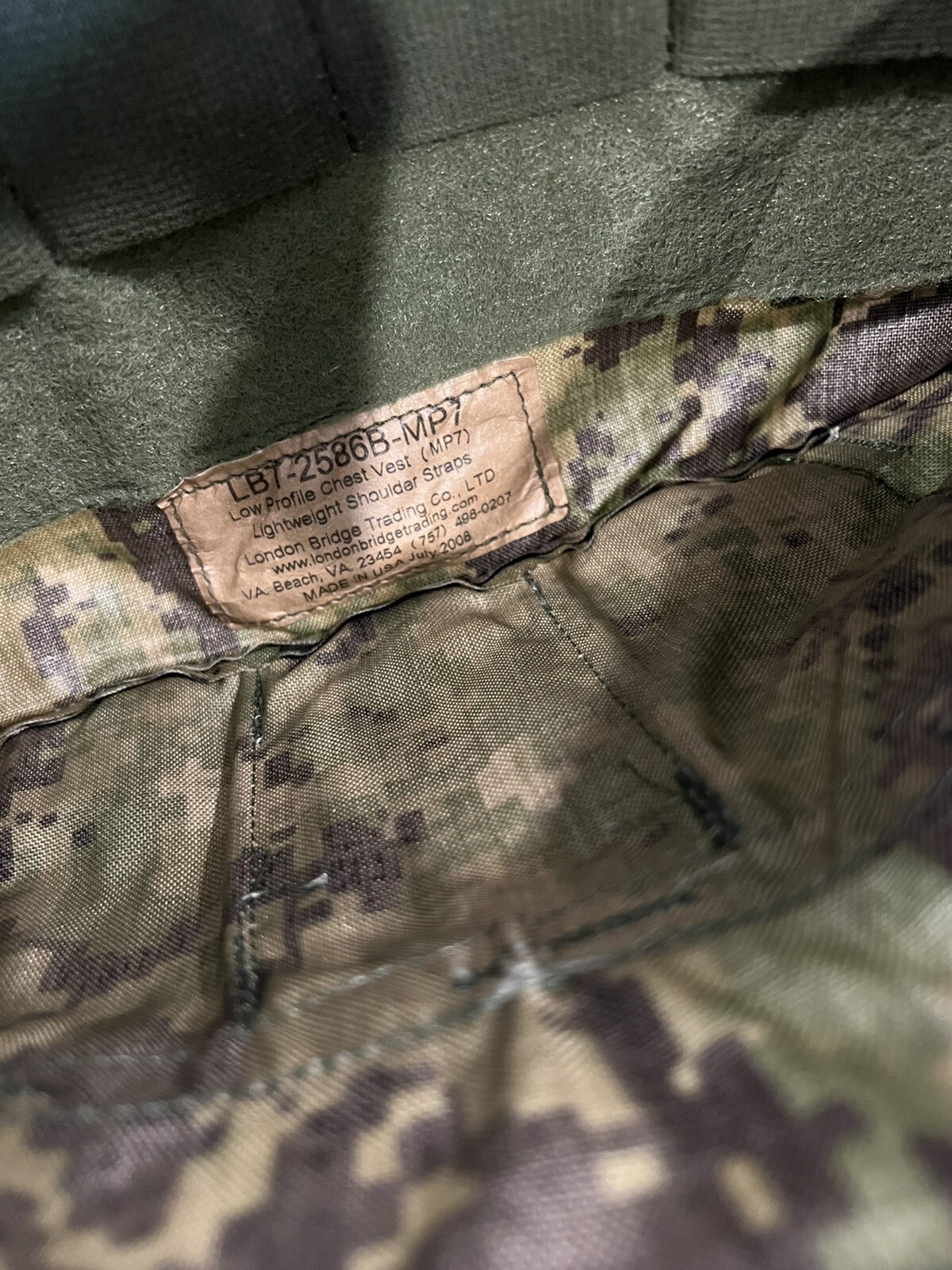 London Bridge Trading LBT-2586B Low Profile Triple MP7 Chest Rig AOR2 ...