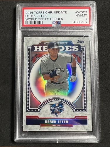 2014 Topps Chrome Mega Box Derek Jeter World Series Heroes Refractor # ...