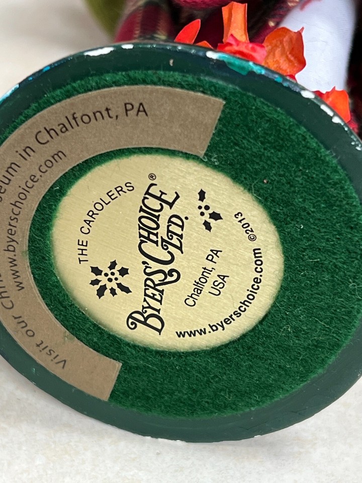 2013 Byers Choice Halloween Girl Caroler with Pumpkin - Excellent! | eBay