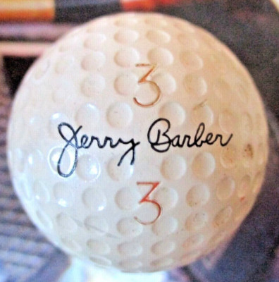 vtg - JERRY BARBER Golf Ball - AUTOGRAPH Signature - Spalding - PGA ...