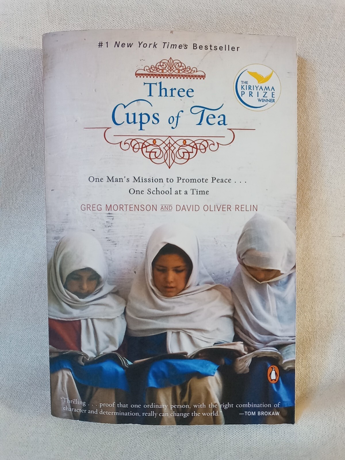 THREE (3) CUPS OF TEA by Greg Mortenson a paperback book 9780143038252 ...