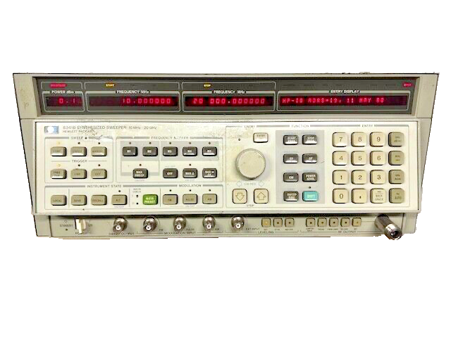 HP Agilent Keysight 8341B Synthesized Sweeper 10 MHz to 20 GHz for sale ...