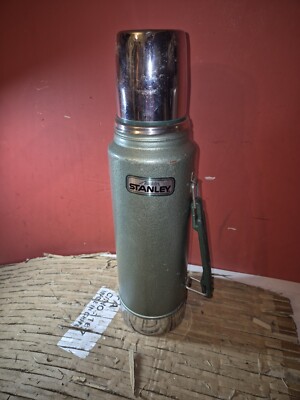 Aladdin Stanley Vacuum Flask Vintage USA Metal Thermos Flask See Images ...