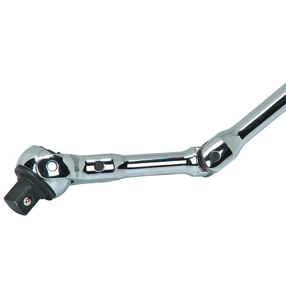 3/8" Dr Flexible Head Socket Wrench Long Extension Flex Angle T Bar ...