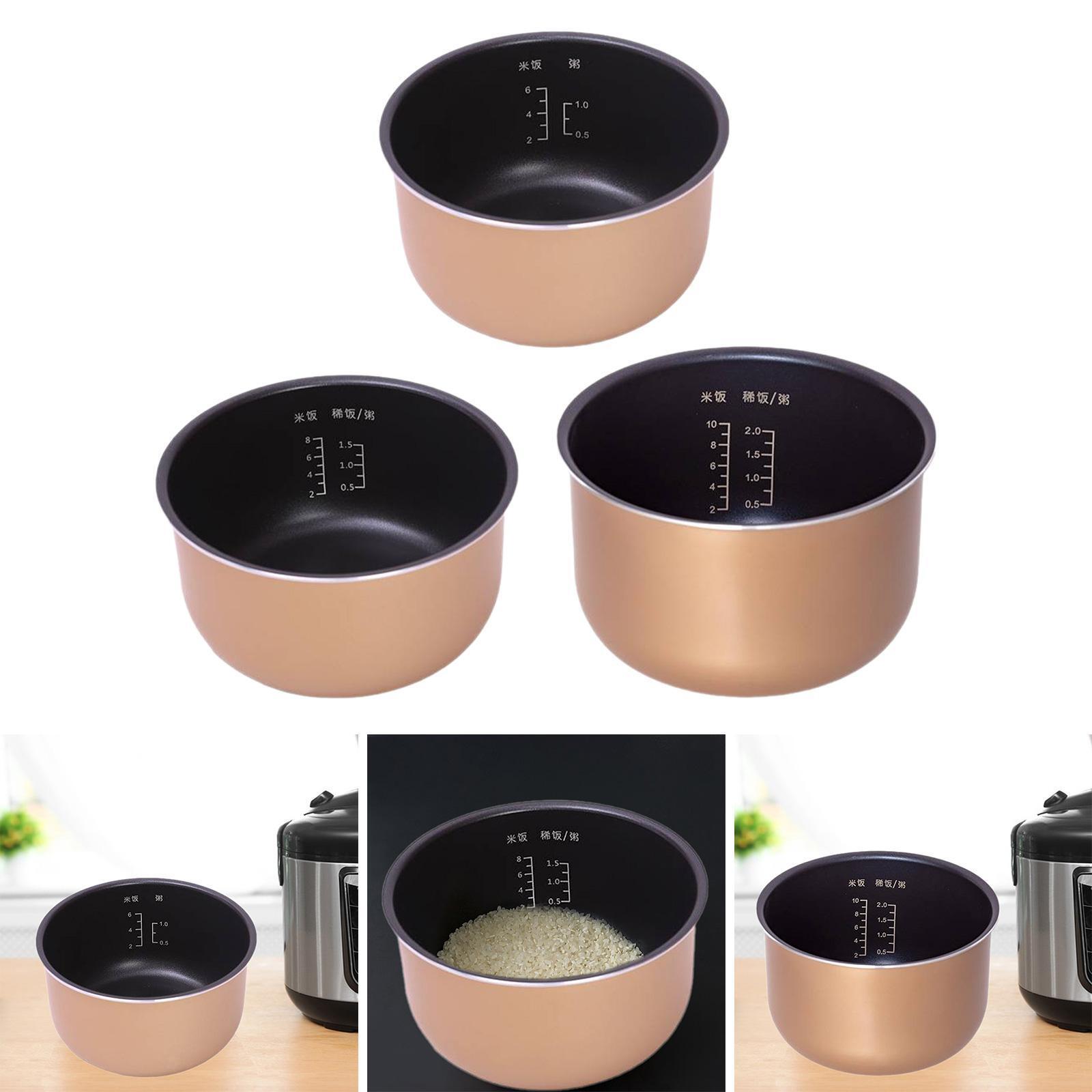 Rice Cooker Liner Round Electric Pressure Cooker Liner for Home Cooking ...