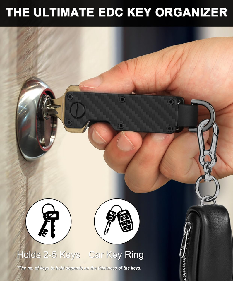 Mens Key Organizer - Compact Metallic Key Holder | Minimalist ...