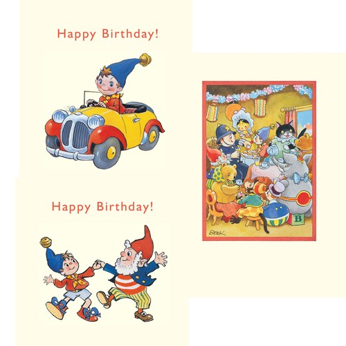 NODDY AND BIG EARS 1960'S BRITISH TV SHOW BIRTHDAY CARDS NEW AND SEALED ...