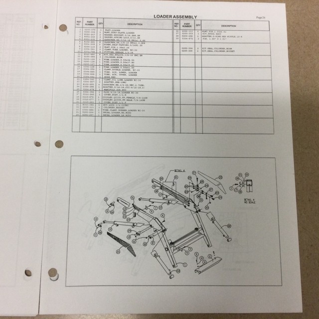 ASV RC-50 PARTS MANUAL BOOK CATALOG LIST All Surface Track Loader GUIDE ...