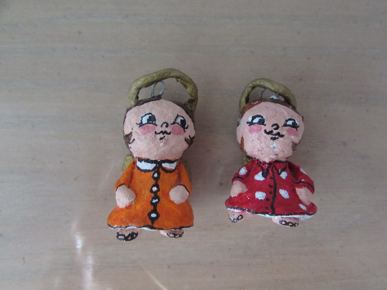 Vintage Miniature Paper Mache Angels | eBay