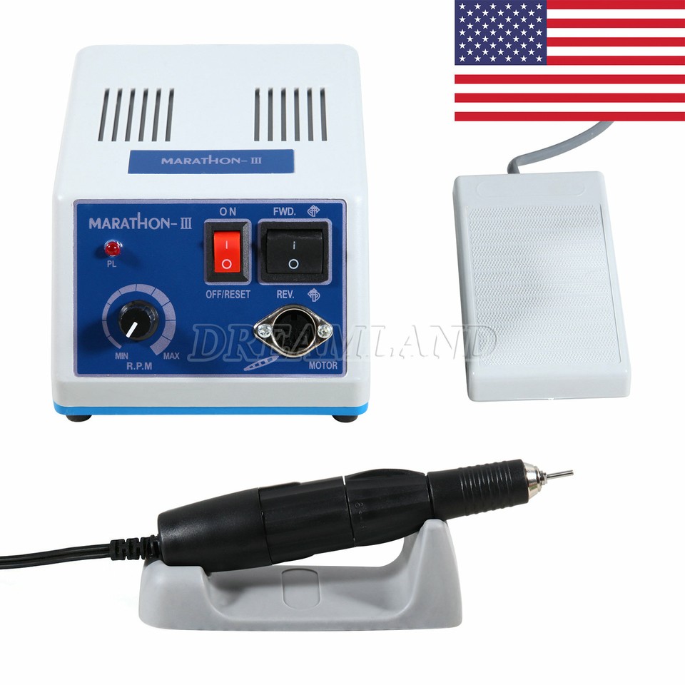 Dental Lab Marathon III Micromotor Polisher N3 /+35K RPM Electric ...