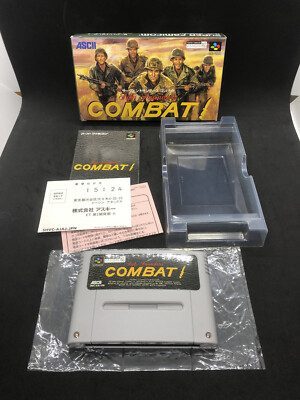 Sgt. Saunders' Combat! Nintendo SFC Super Famicom Japanese Boxed Game ...