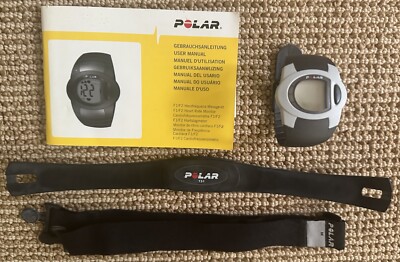 Polar Electro F1+ CE0237 Heart Rate Monitor w/Transmitter, Manual ...