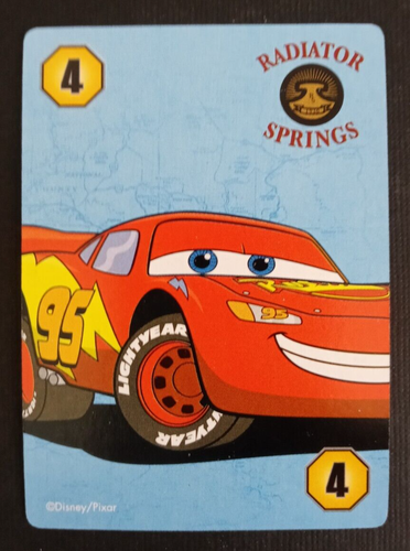 Disney Cars Go Fish Card Game Lightning McQueen Octagon #4 | eBay