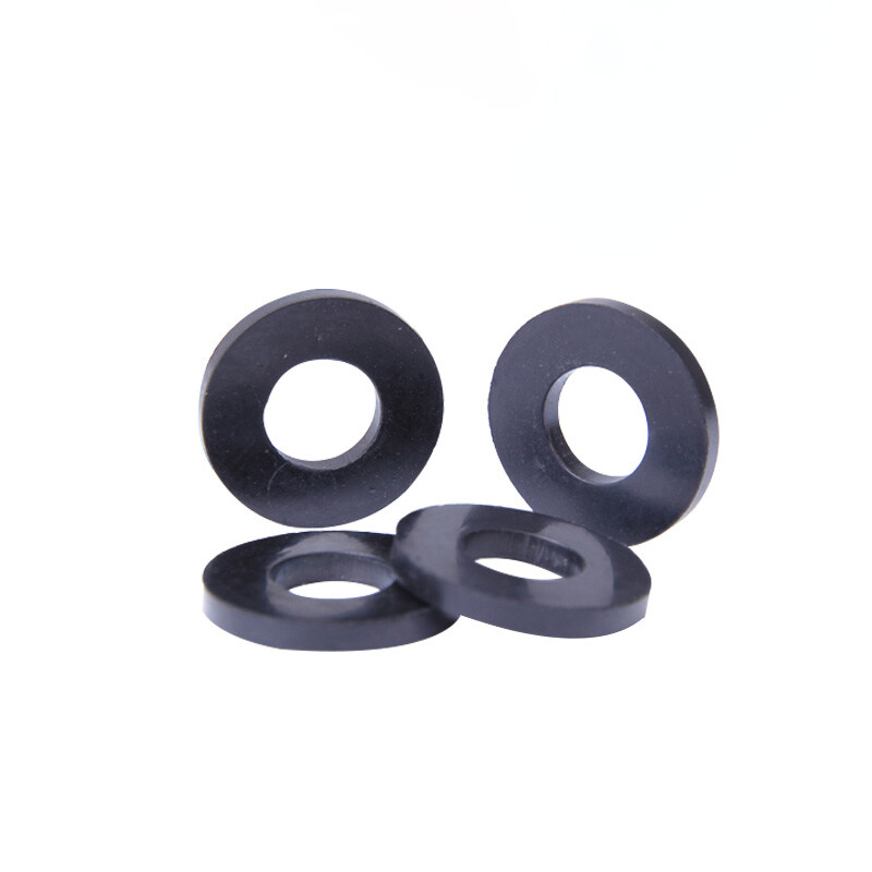 Black NBR Rubber Flat Round O-Ring Washer Seal Gaskets 1mm-3mm Thick ...