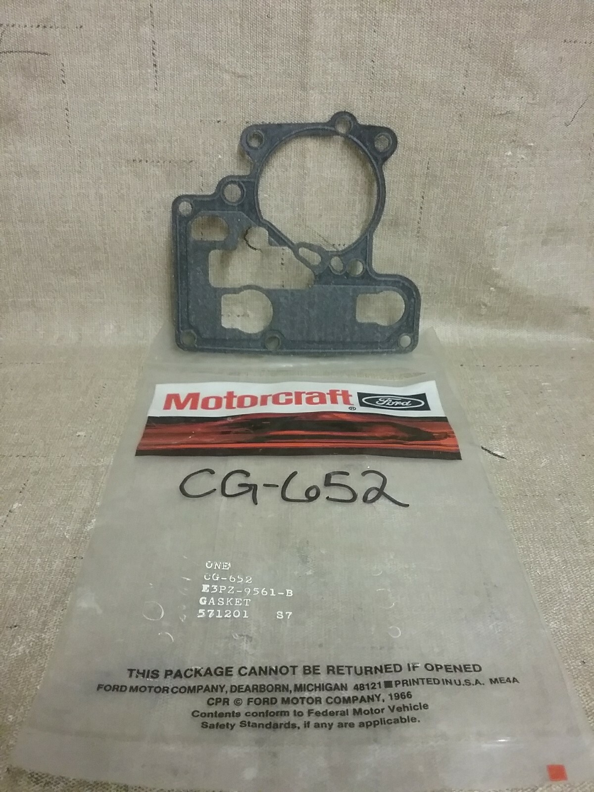 Motorcraft CG-652 Carburetor Gasket | eBay