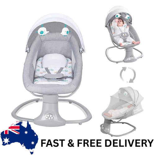 XCJump 3 in 1 Electric Baby Swing & Bouncer with Music, Bluetooth ...