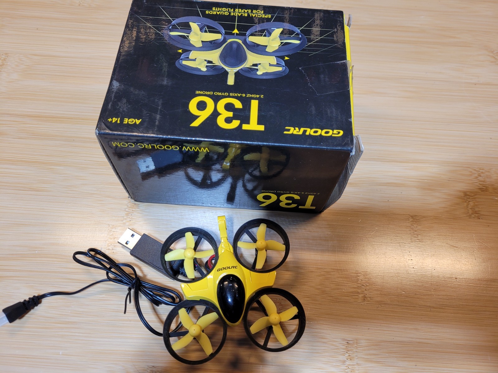 GoolRC T36 Mini Drone 2.4GHZ 6-Axis Gyro Drone * for parts as no remote ...