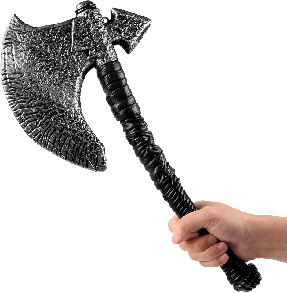 Medieval Viking Axe Plastic Toy Weapons, Viking Battle Axe Prop Viking ...