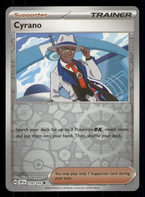 Cyrano SV08: Surging Sparks #170/191 Uncommon Reverse Holo Pokemon NM ...