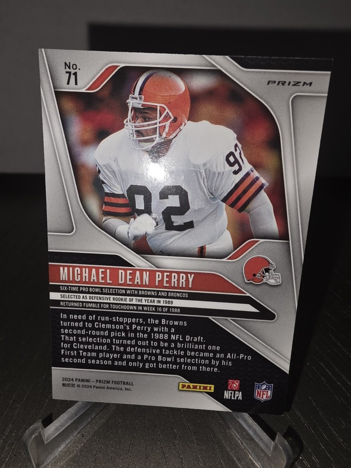 2024 Prizm - Michael Dean Perry #71 Black & White Checker Prizm | eBay UK