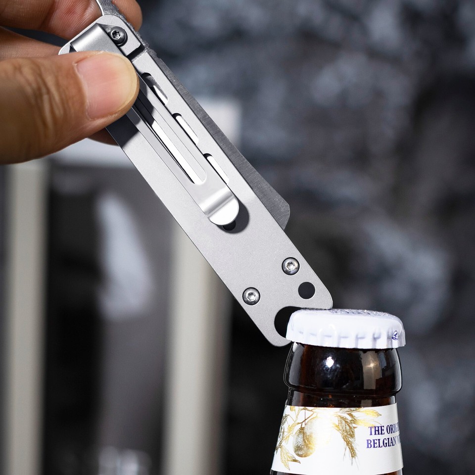 Mini Folding Knife Pocket Knife Aluminum Handle Knife 3.5 inch EDC ...