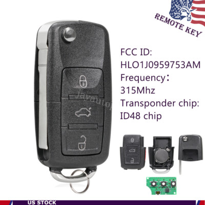 For 2006 2007 2008 2009 Volkswagen VW Beetle Keyless Remote Car Flip ...